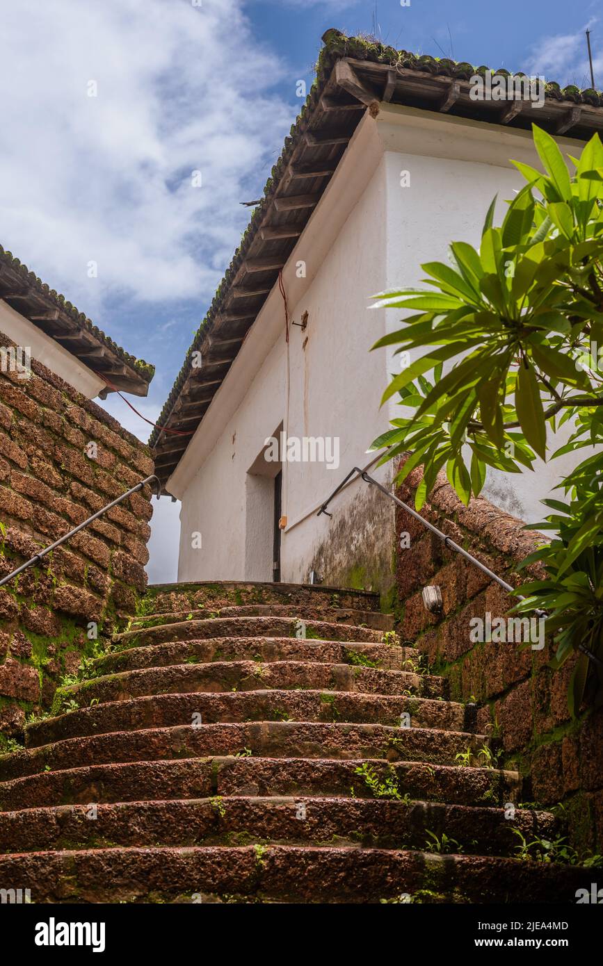 Reis Magos Fort Goa India June 25 2022 Interiors of Reis Magos fort in ...