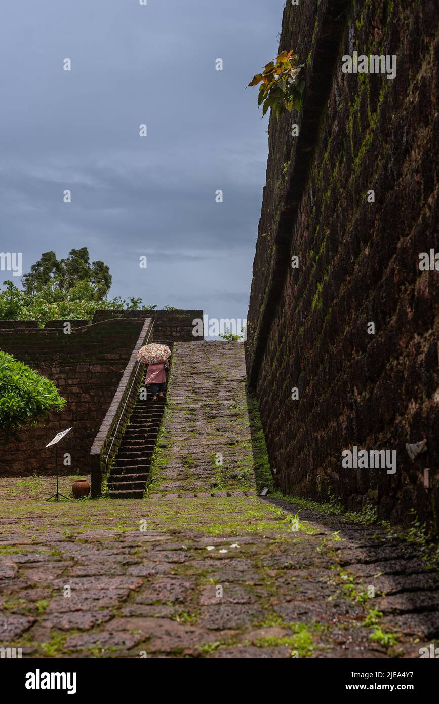 Reis Magos Fort Goa India June 25 2022 Interiors of Reis Magos fort in ...