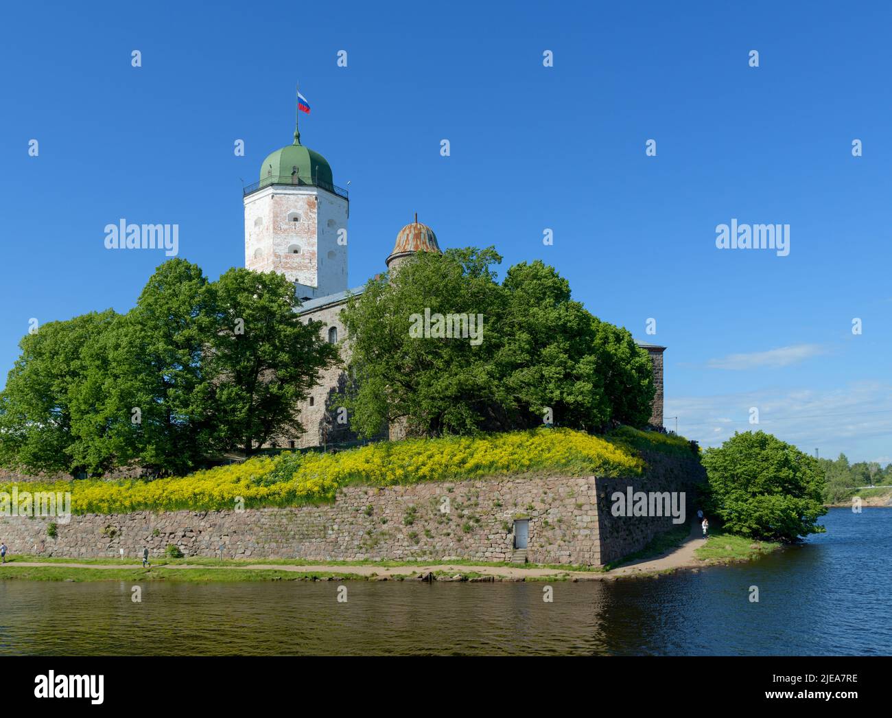 Vyborg castle in Saint-Petersburg region, Russia Stock Photo - Alamy