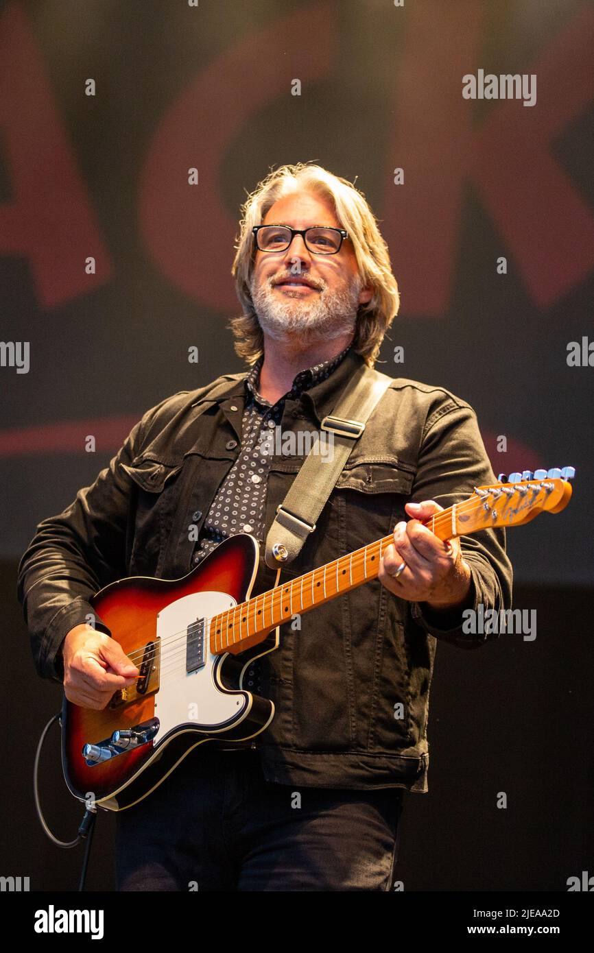 Guitarist Chris Holt at Summerfest Music Festival on June 25, 2022, in Milwaukee, Wisconsin ...