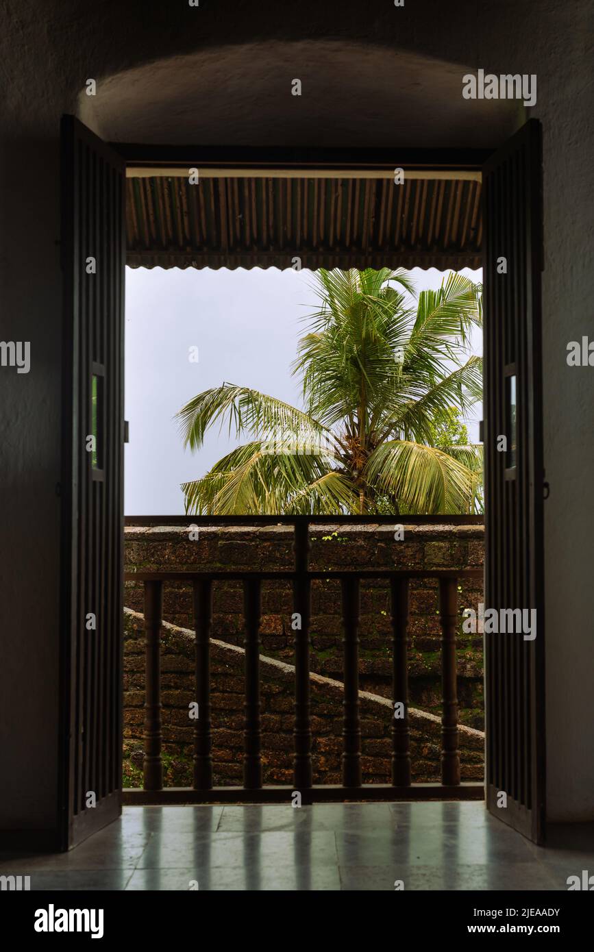 Reis Magos Fort Goa India July 25 2022 Interiors of Reis Magos fort in ...