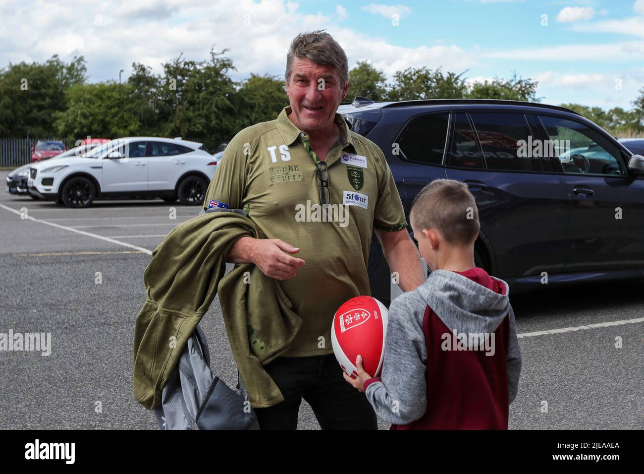 Tony Smith Head Coach of Hull KR arrives at The Sewell Group Craven ...