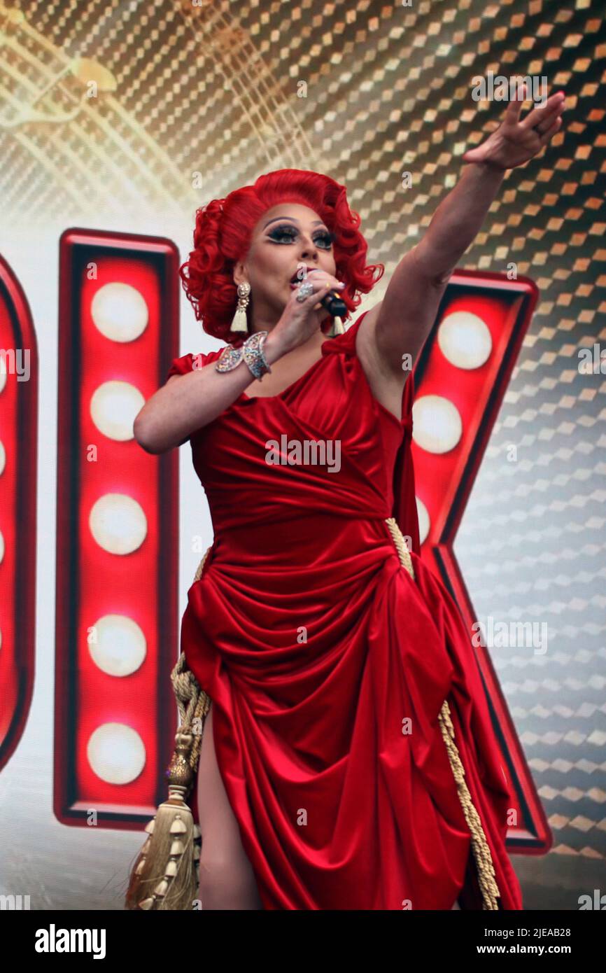 La Voix is the stage name of Chris Dennis, a drag performer who was ...