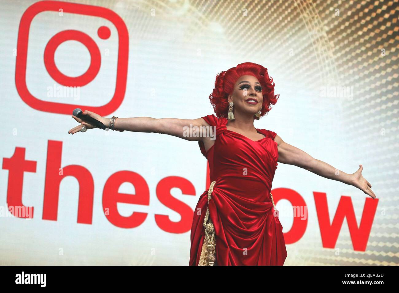 La Voix is the stage name of Chris Dennis, a drag performer who was ...