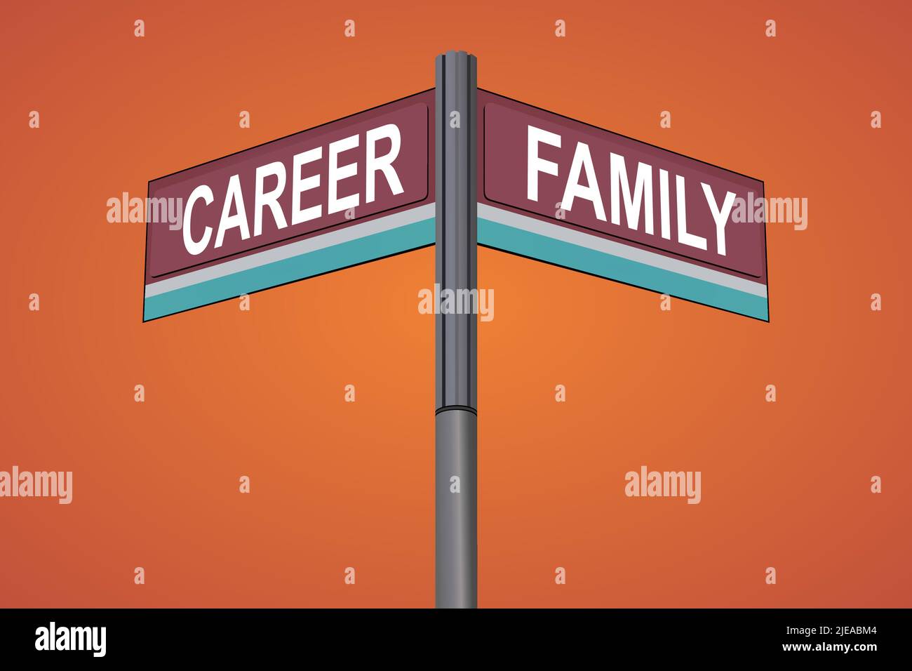 Family road sign hi-res stock photography and images - Alamy