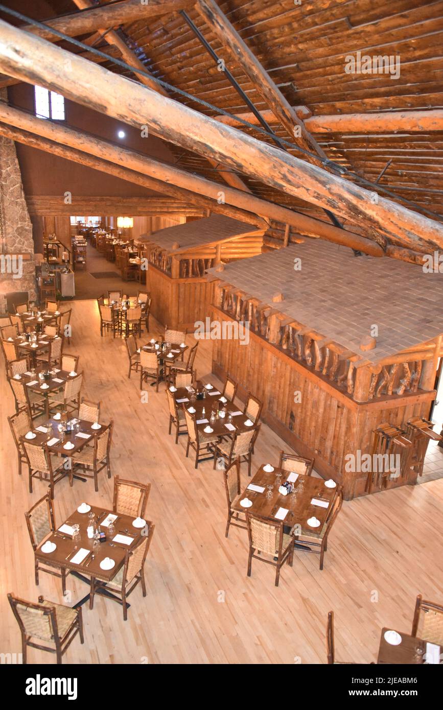 Yellowstone National Park, U.S.A. 5/21-24/2022. Old Faithfull Inn ...