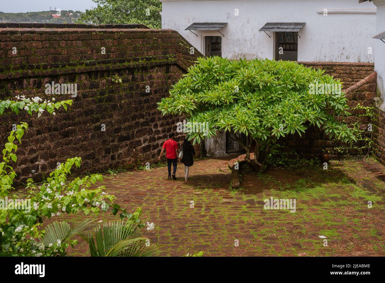 Reis Magos Fort Goa India June 25 2022 Interiors of Reis Magos fort in ...