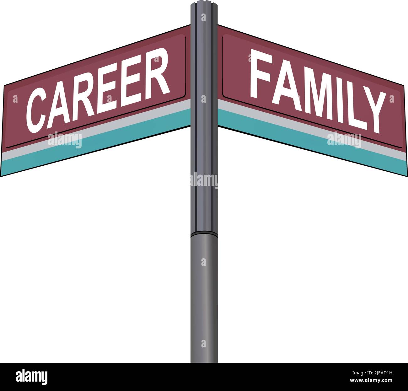 Career and life signs Stock Vector Images - Alamy