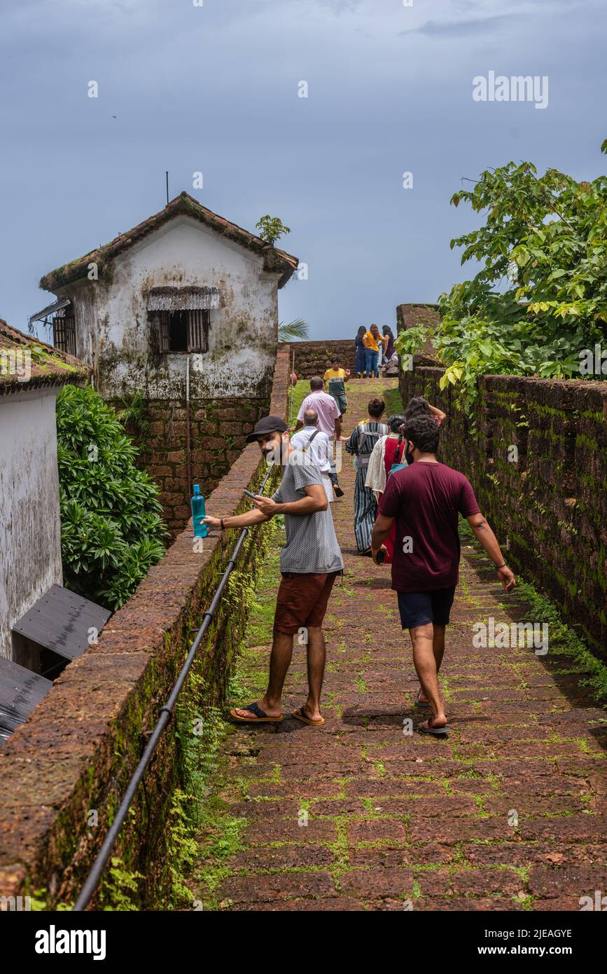 Reis Magos Fort Goa India June 25 2022 Interiors of Reis Magos fort in ...