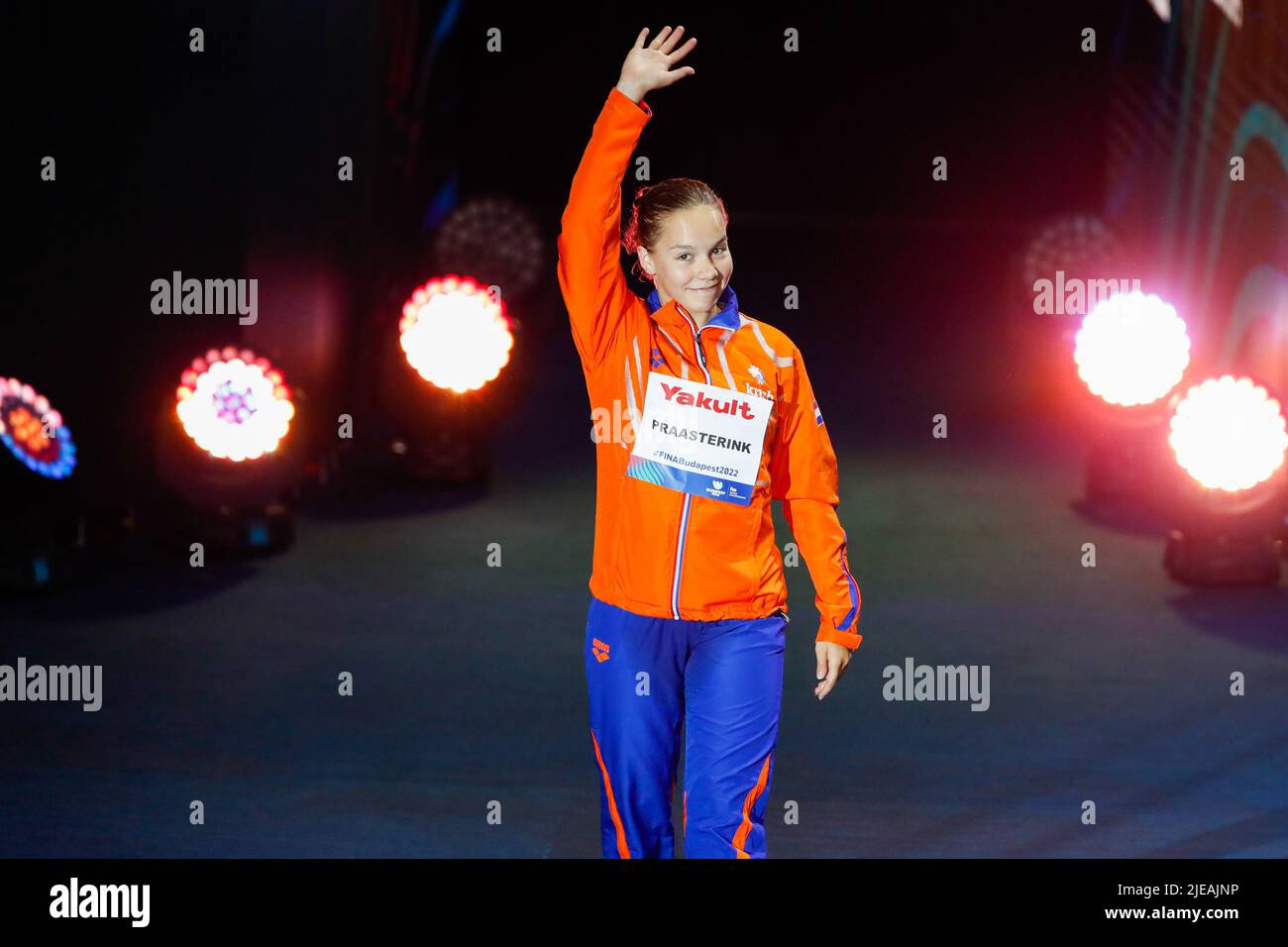 BUDAPEST, HUNGARY - JUNE 26: Guurtje Praasterink of the Netherlands ...