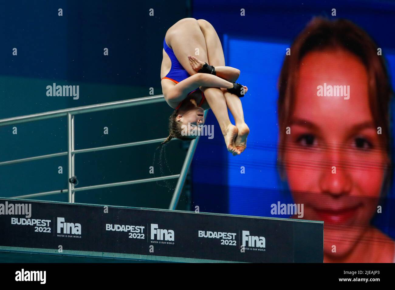 BUDAPEST, HUNGARY - JUNE 26: Guurtje Praasterink of the Netherlands ...