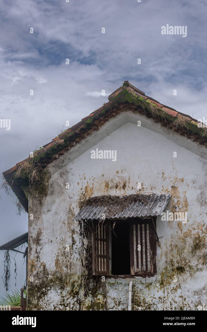 Interiors of a fort in Goa which shows the building architecture ...