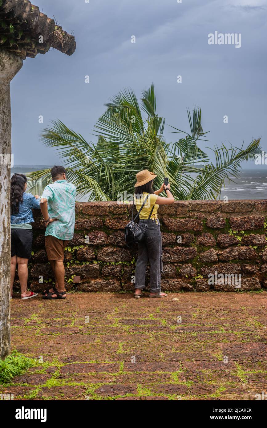 Reis Magos Fort Goa India June 25 2022 Interiors of Reis Magos fort in ...