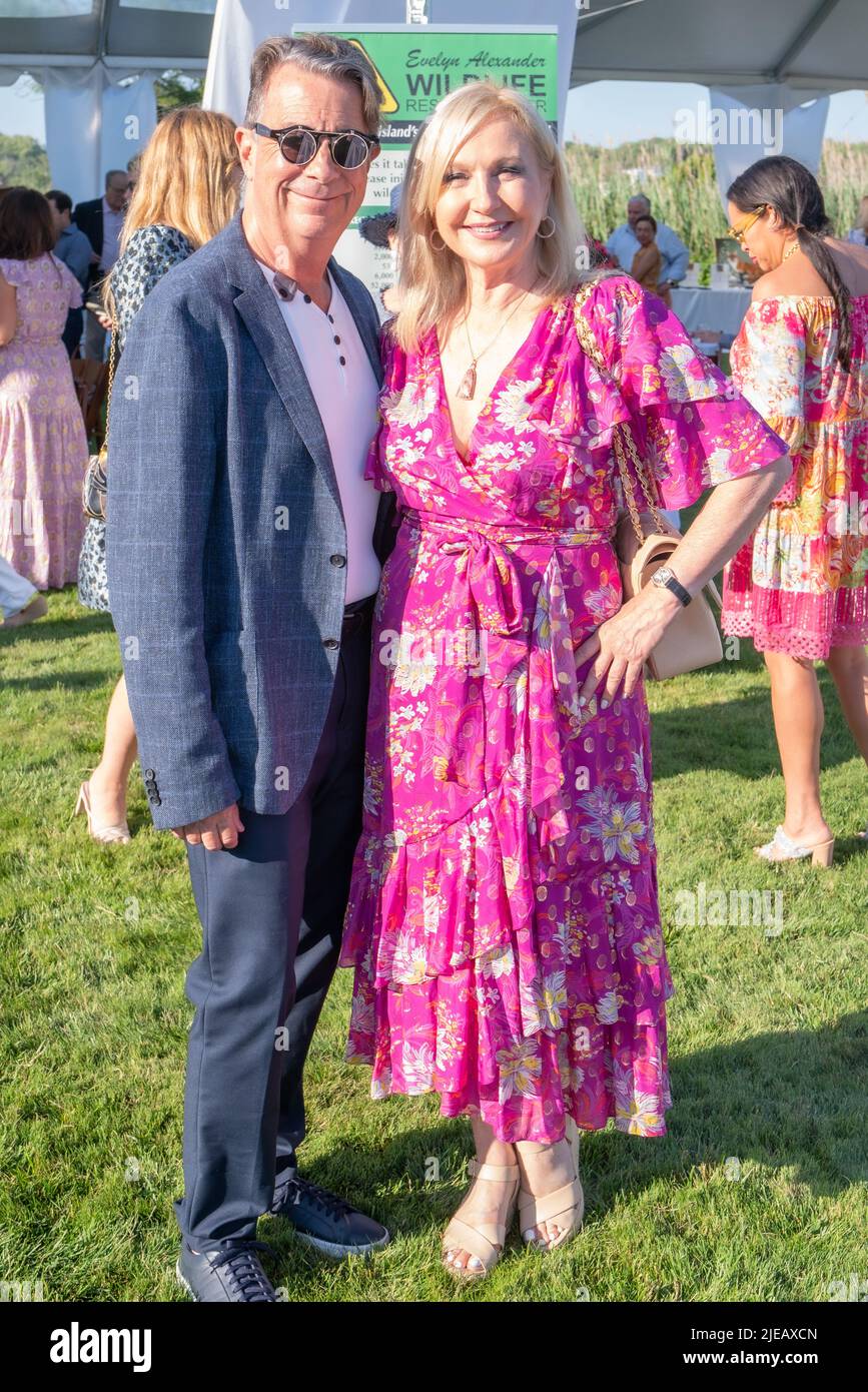 Michael Zinger and Katlean De Monchy attend the Evelyn Alexander ...