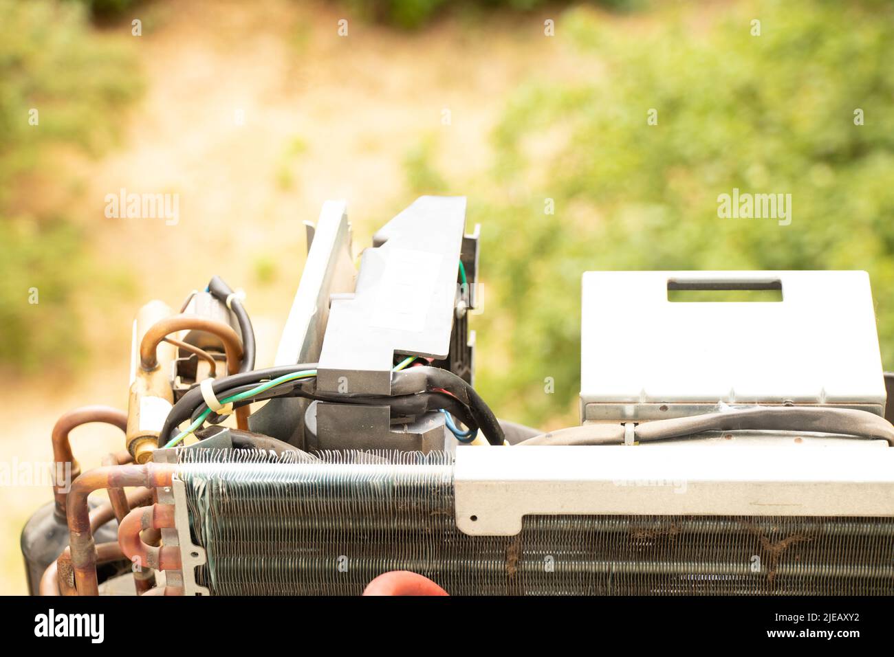 Outdoor unit compressor air conditioner hi-res stock photography and ...