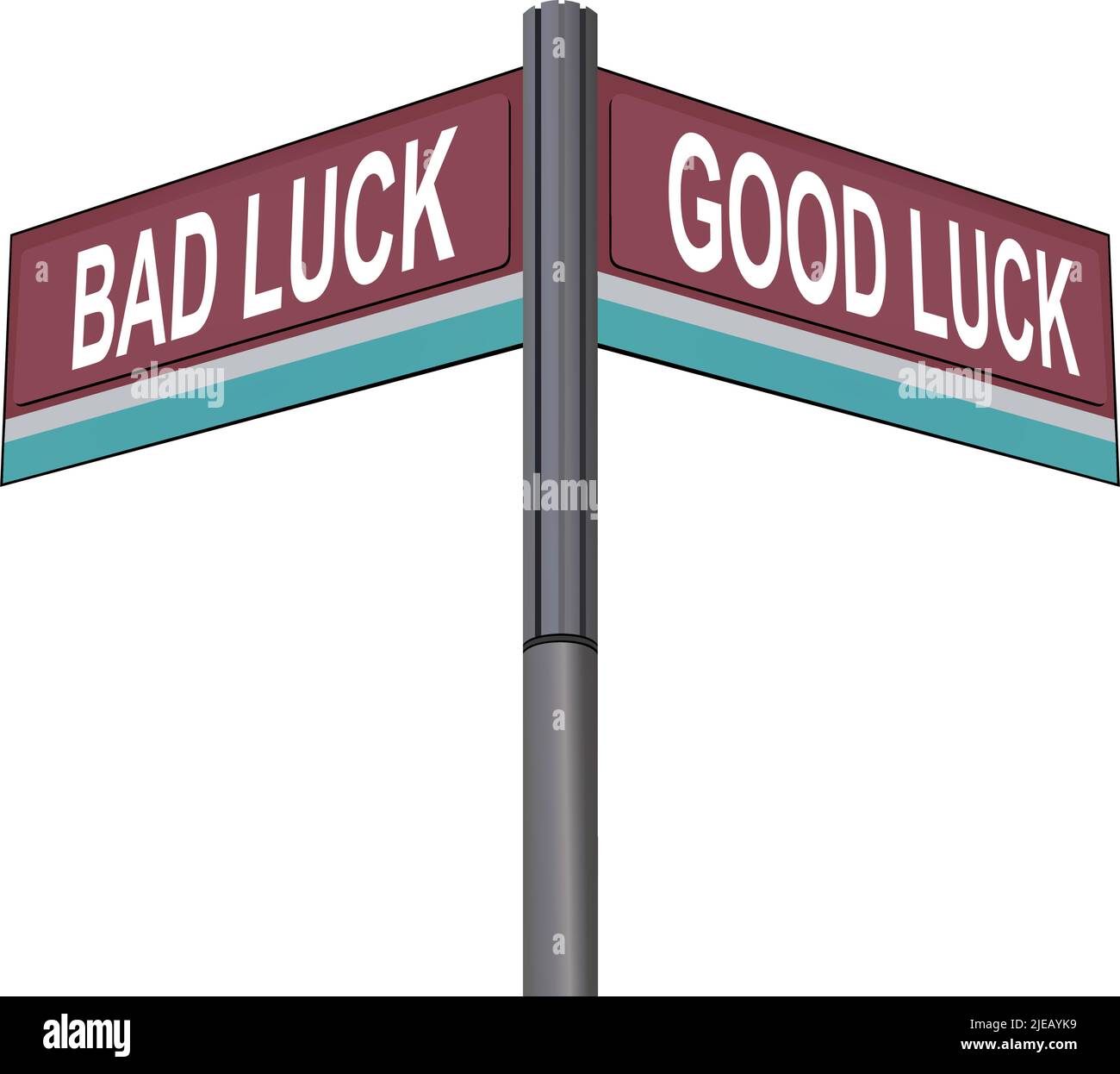 Good side and bad side Stock Vector Images - Alamy