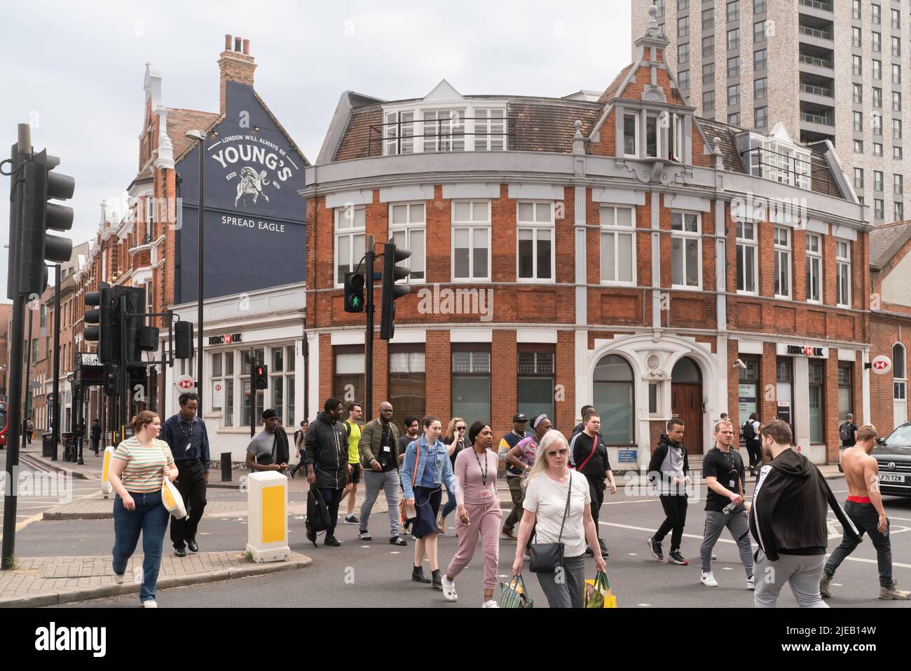 Wandsworth town high street hi-res stock photography and images - Alamy