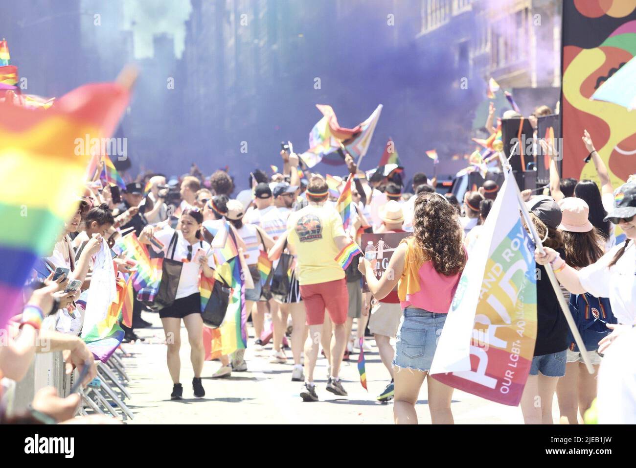 June 26, 2022, NYC, NY: (NEW) The Annual 2022 NYC Pride March. June 26 ...