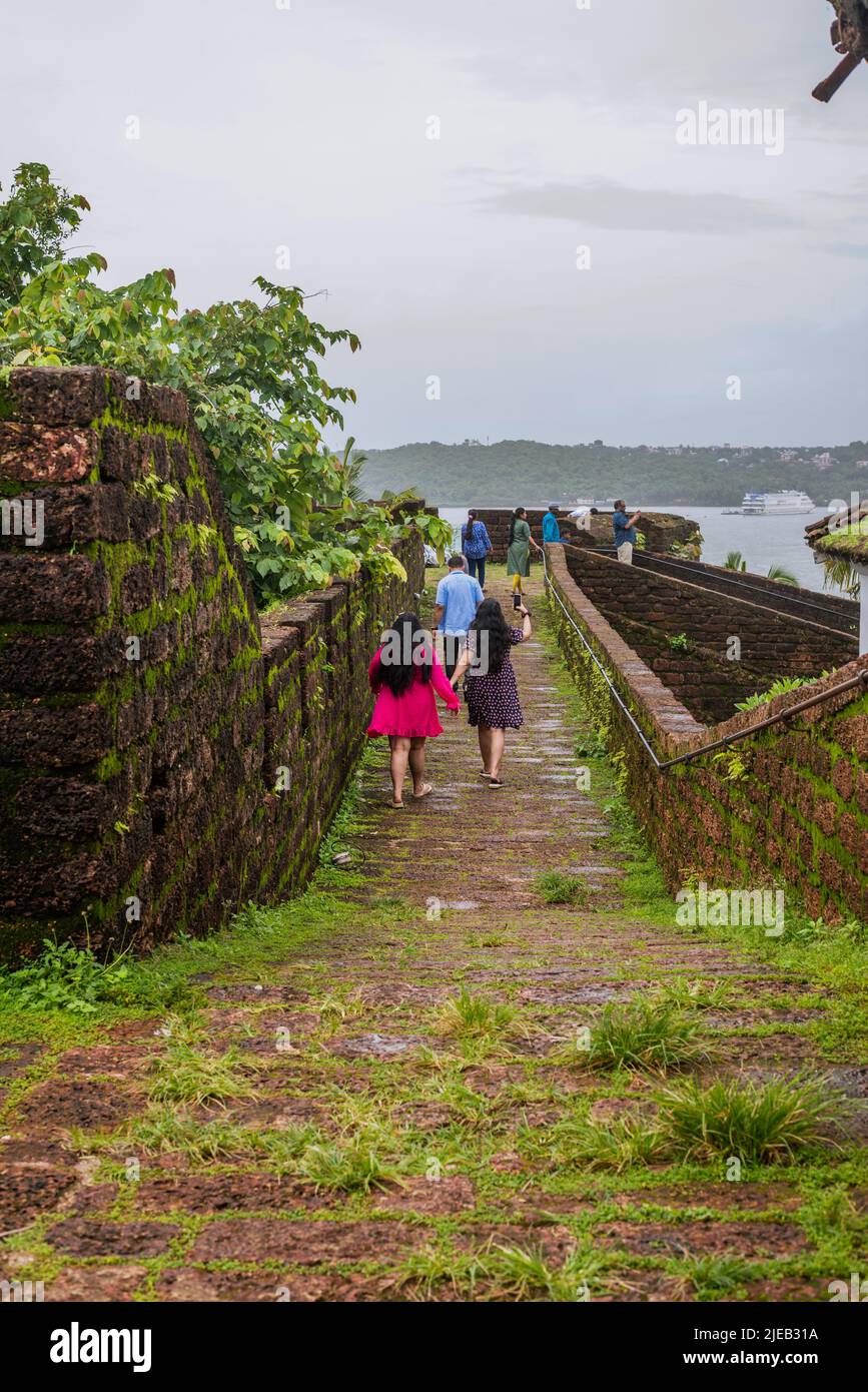 Reis Magos Fort Goa India June 25 2022 Interiors of Reis Magos fort in ...
