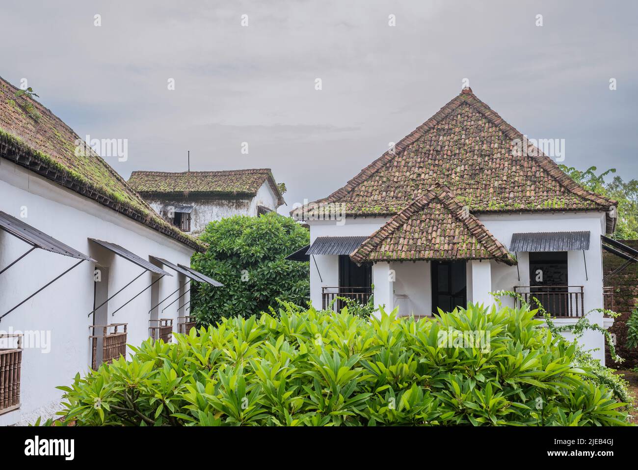 Reis Magos Fort Goa India June 25 2022 Interiors of Reis Magos fort in ...
