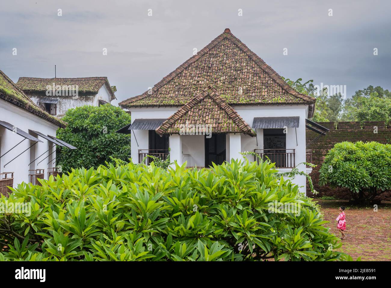 Reis Magos Fort Goa India June 25 2022 Interiors of Reis Magos fort in ...