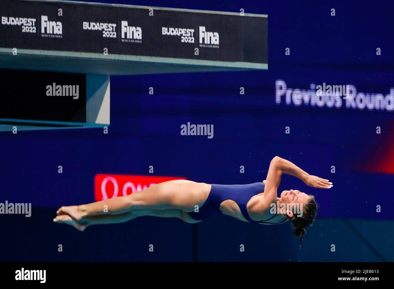 BUDAPEST, HUNGARY - JUNE 26: Daryn Wright of United States of America ...