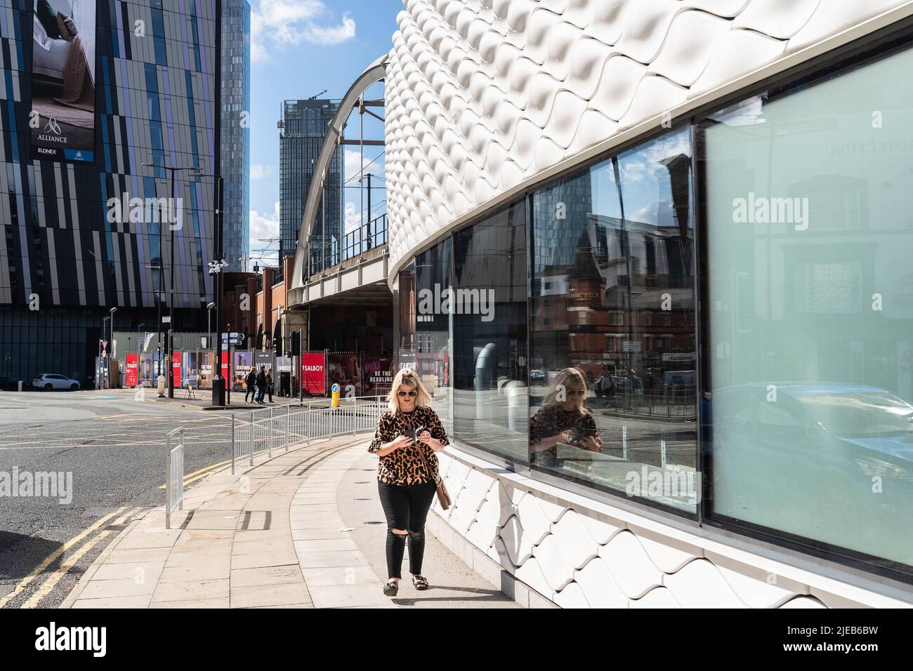 street scene manchester Stock Photo - Alamy