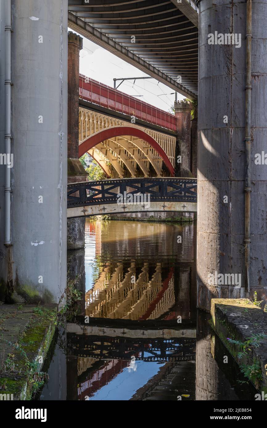 victorian engineering at castlefield Stock Photo - Alamy