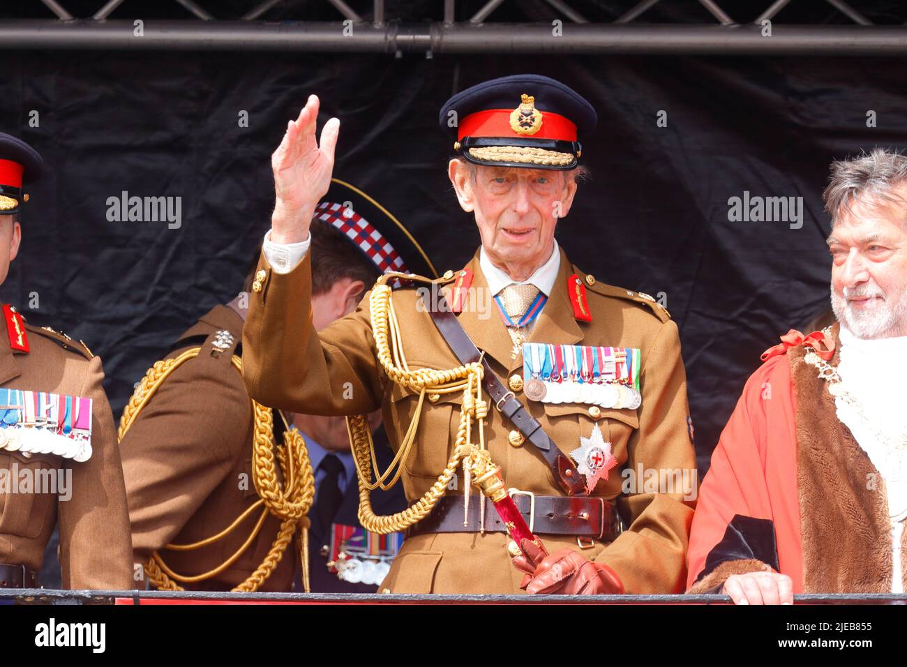 His Royal Highness Prince Edward The Duke of Kent pictured attending ...