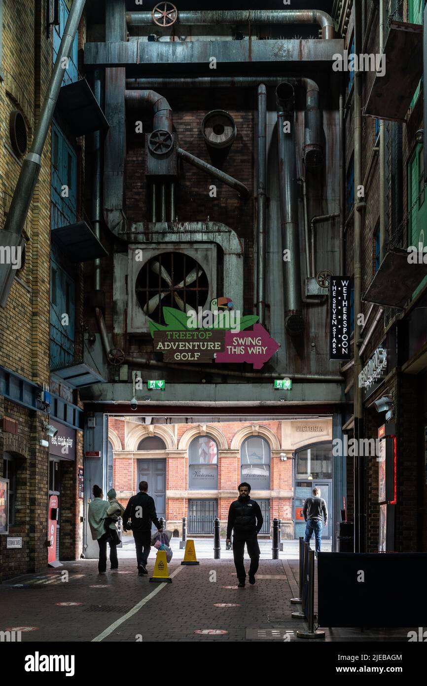 the printworks interior Stock Photo - Alamy
