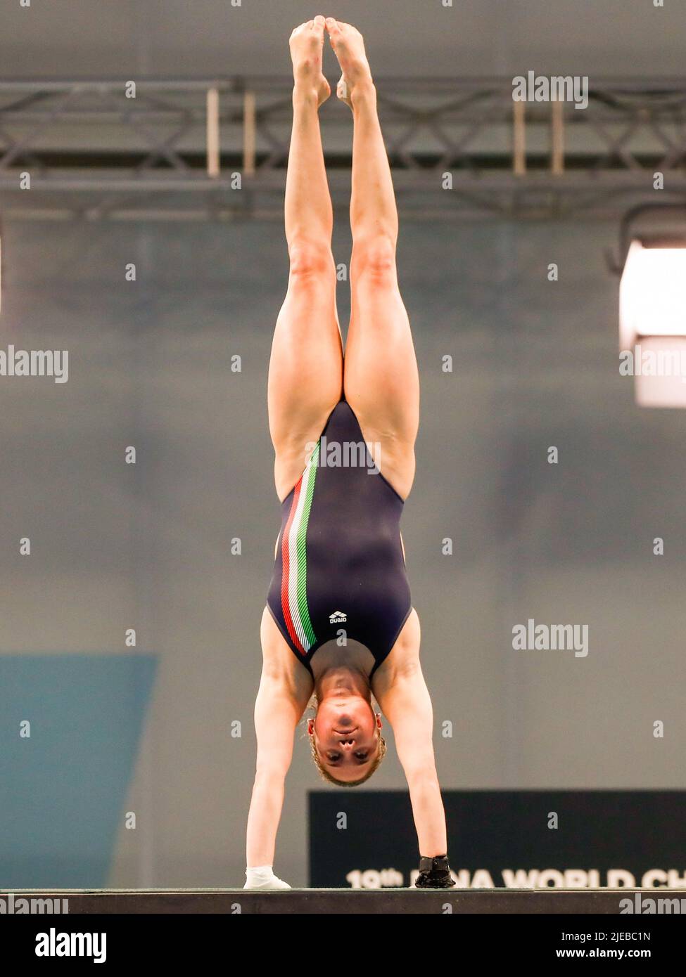 BUDAPEST, HUNGARY - JUNE 26: Sarah Jodoin Di Maria of Italy competing ...