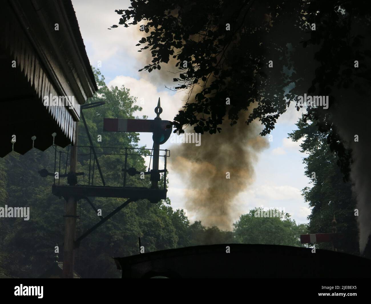 The golden age of steam: atmospheric photo of billowing clouds of steam ...