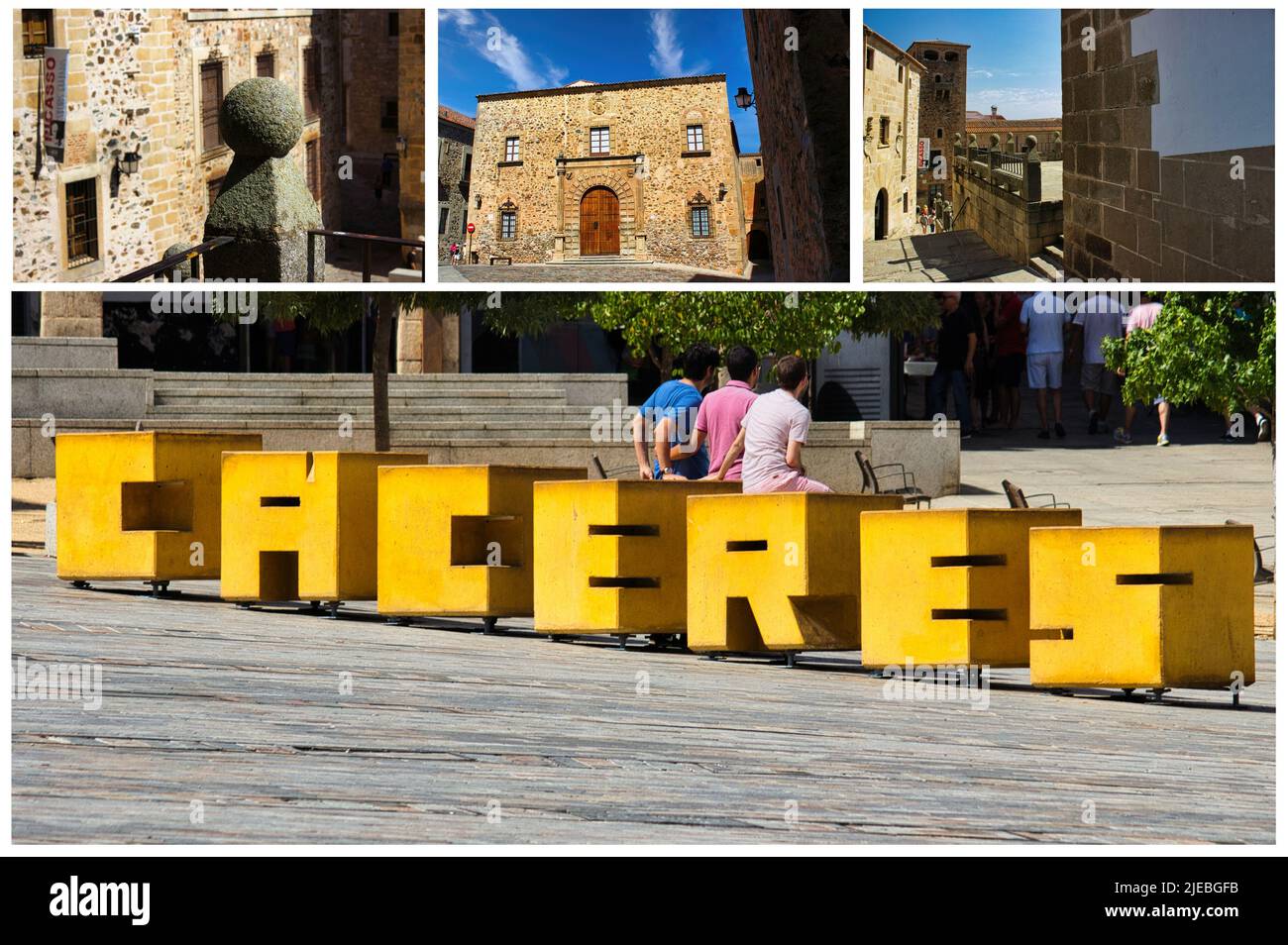 The old town of Caceres is the most important center of civil and ...
