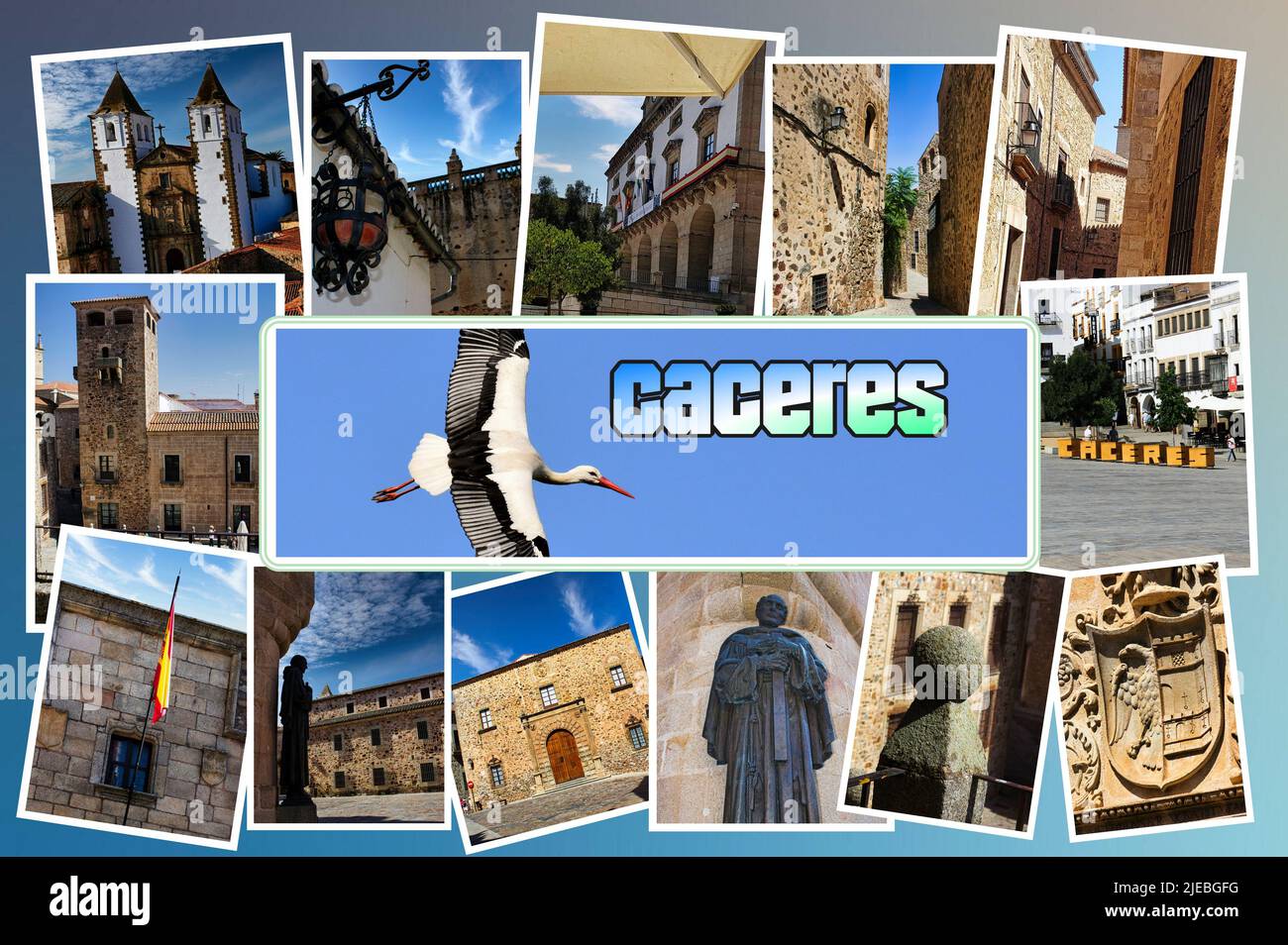 The old town of Caceres is the most important center of civil and ...