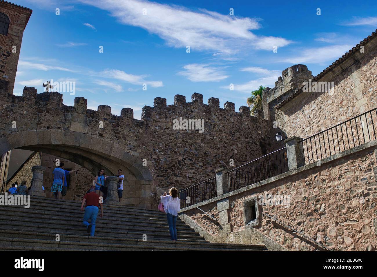 The old town of Caceres is the most important center of civil and ...