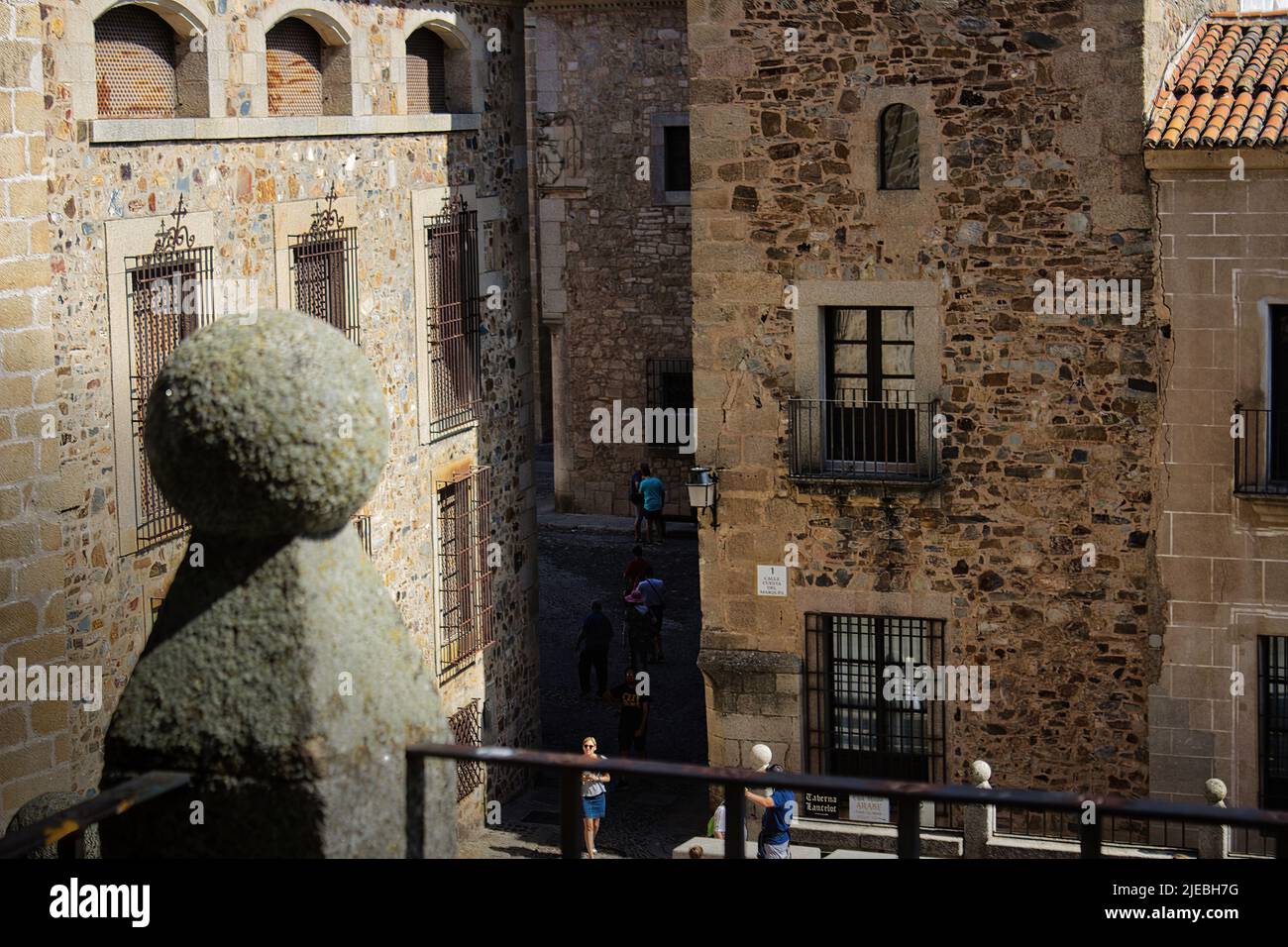 The old town of Caceres is the most important center of civil and ...