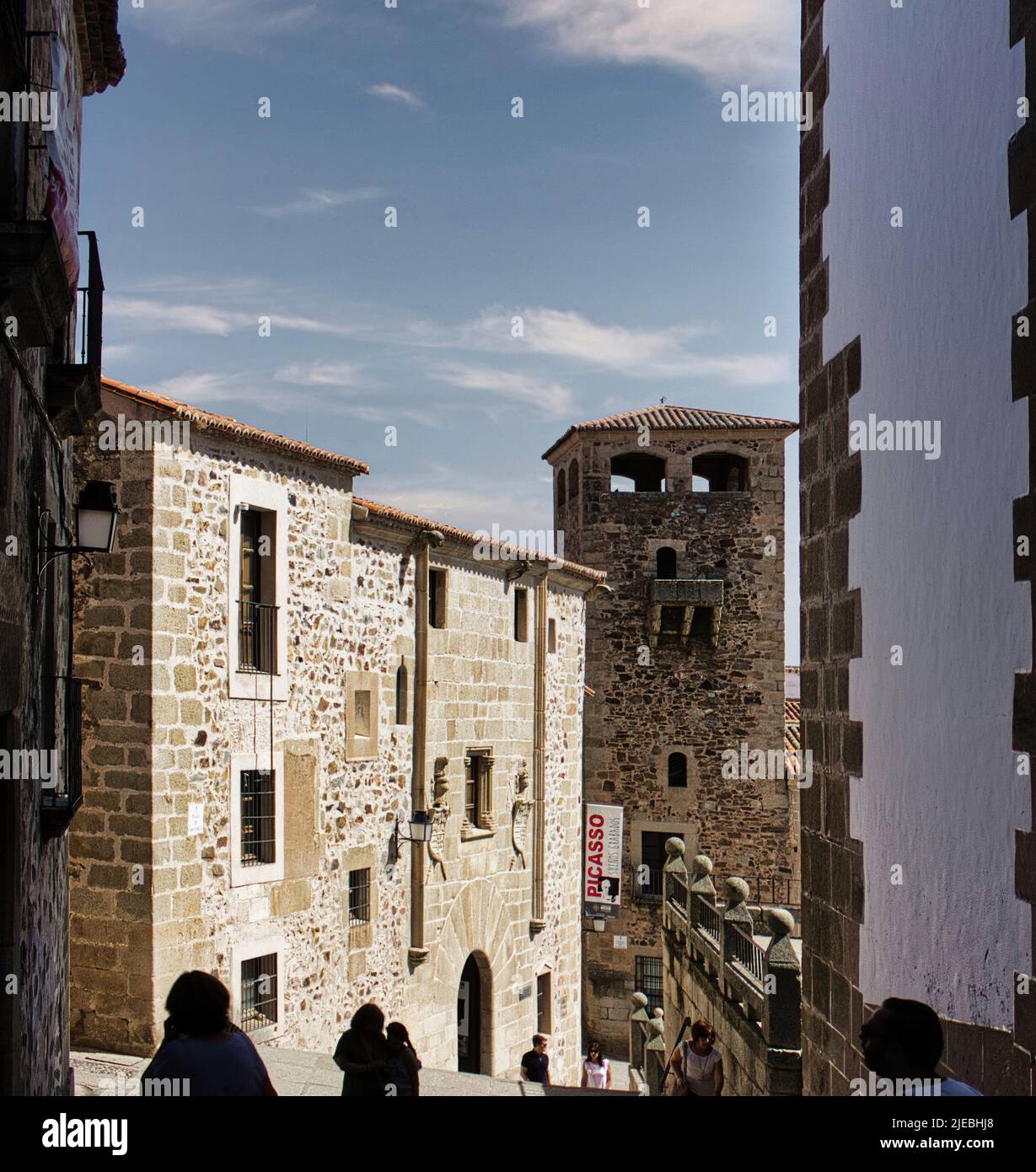 The old town of Caceres is the most important center of civil and ...