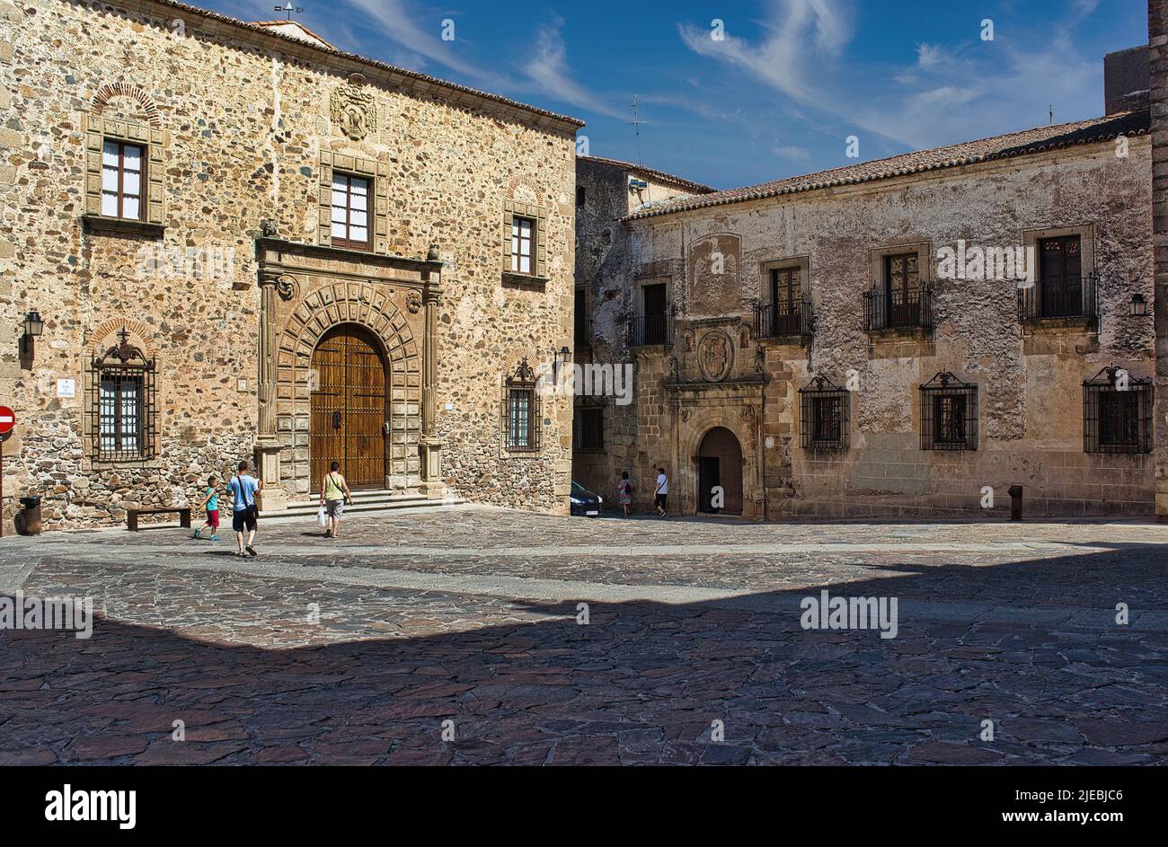 The old town of Caceres is the most important center of civil and ...