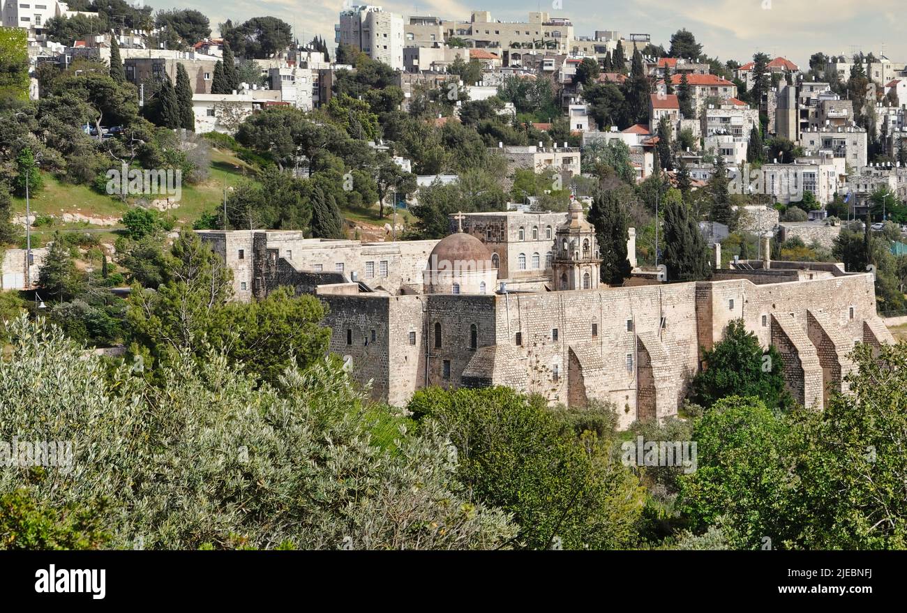 Monastery of the Cross, (Jerusalem) is said to have been erected on the ...