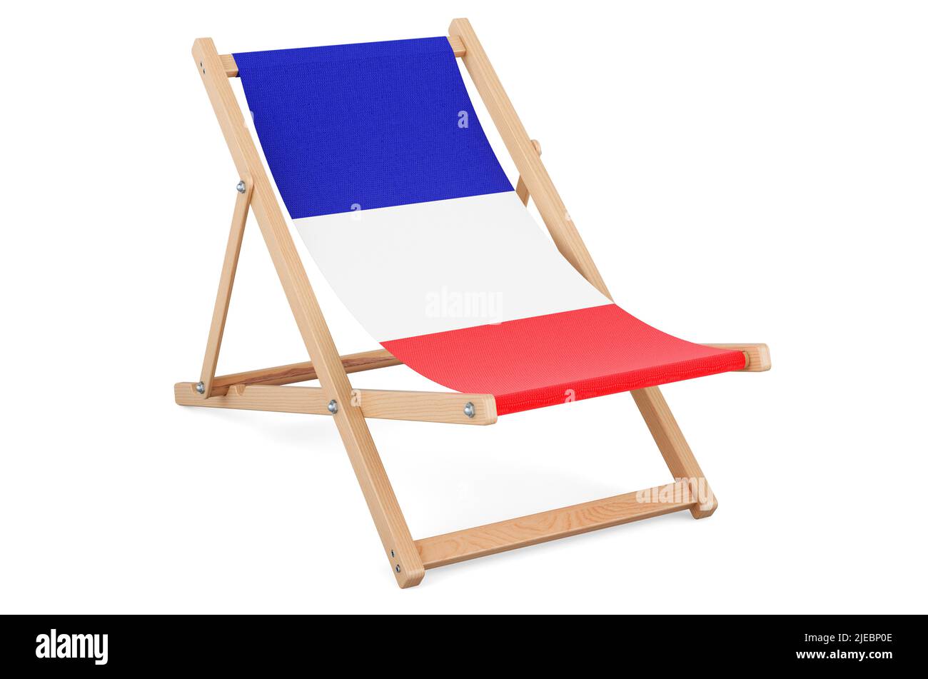 Deckchair with French flag. France vacation, tours, travel packages ...