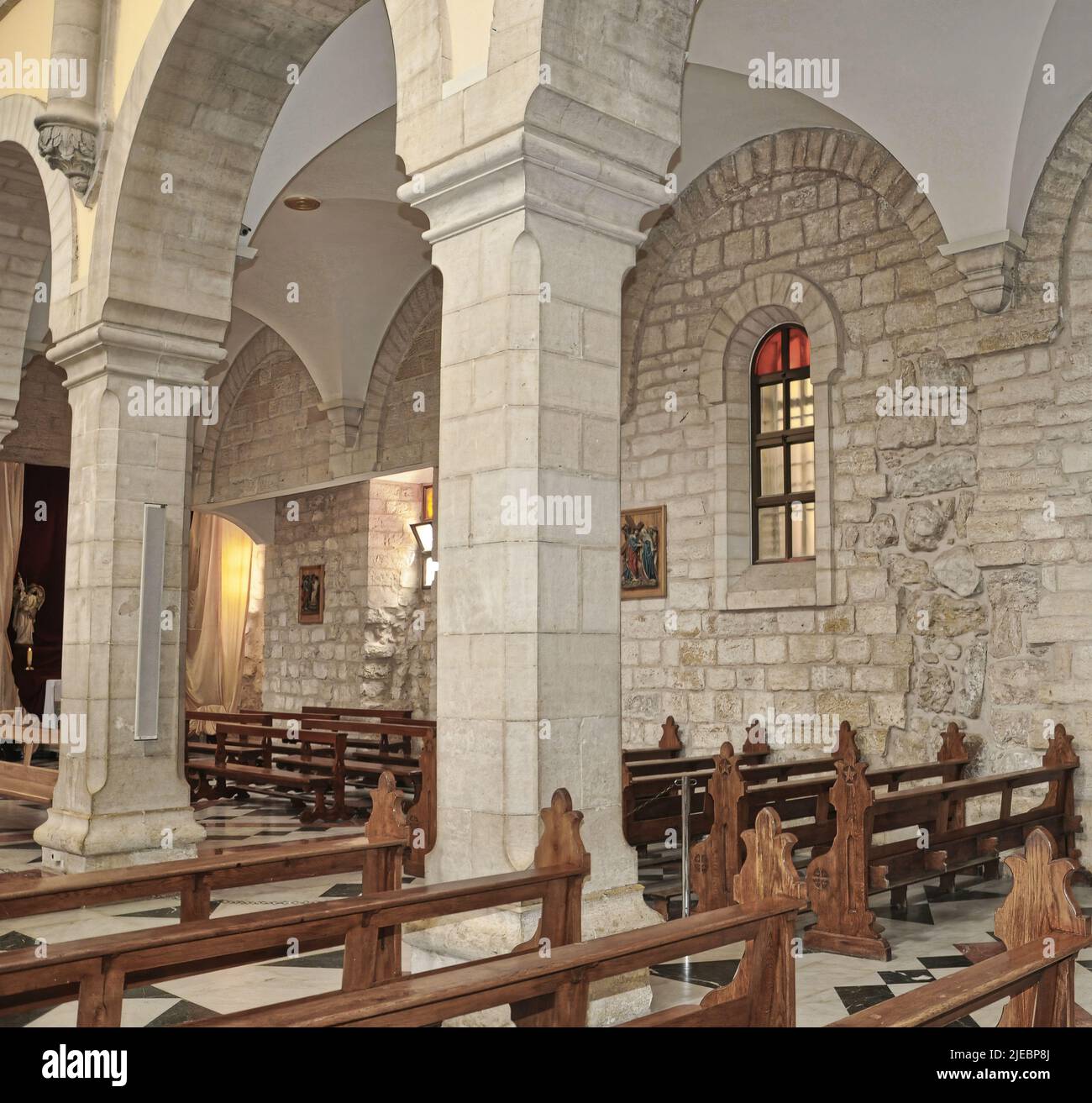 The Church of Saint Catherine is a convent in Bethlehem adjacent to the ...