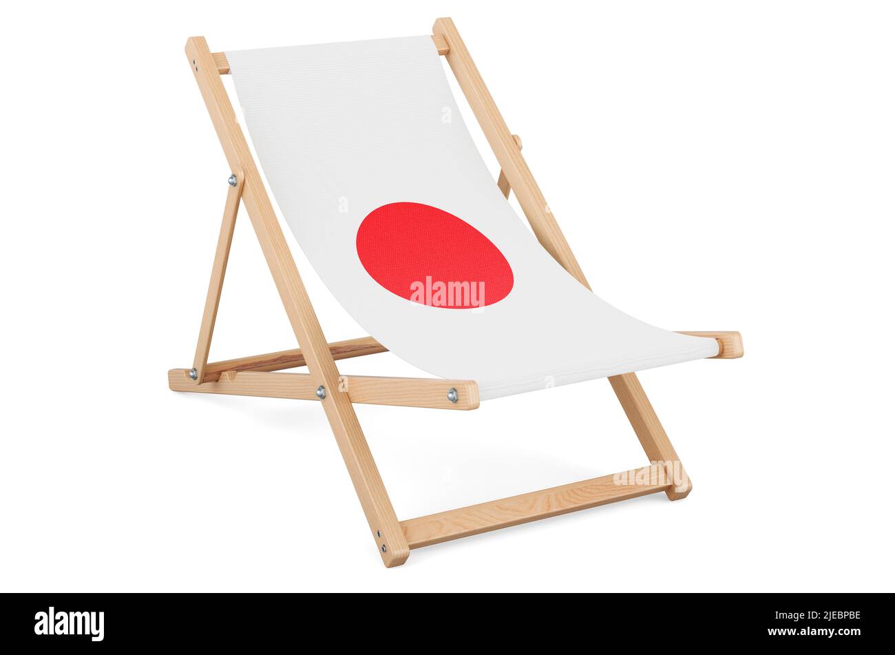 Deckchair with Japanese flag. Japan vacation, tours, travel packages ...