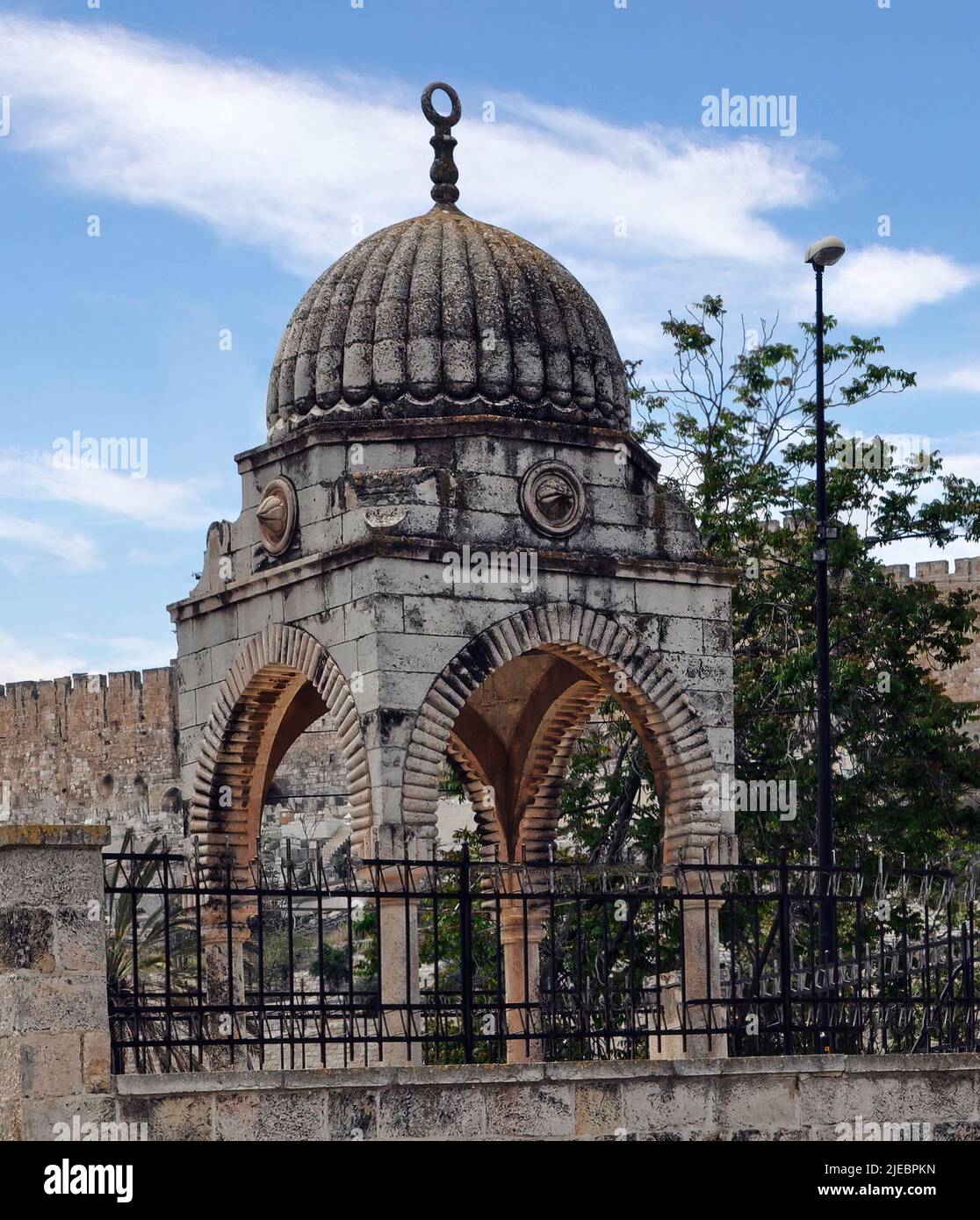 The Basilica of the Dormition of Mary in Jerusalem in Israel is a ...