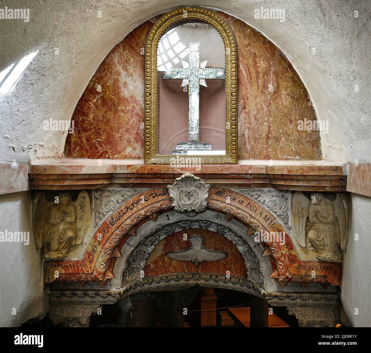 Chapel of the Milk Grotto in Bethlehem where many women have been going ...