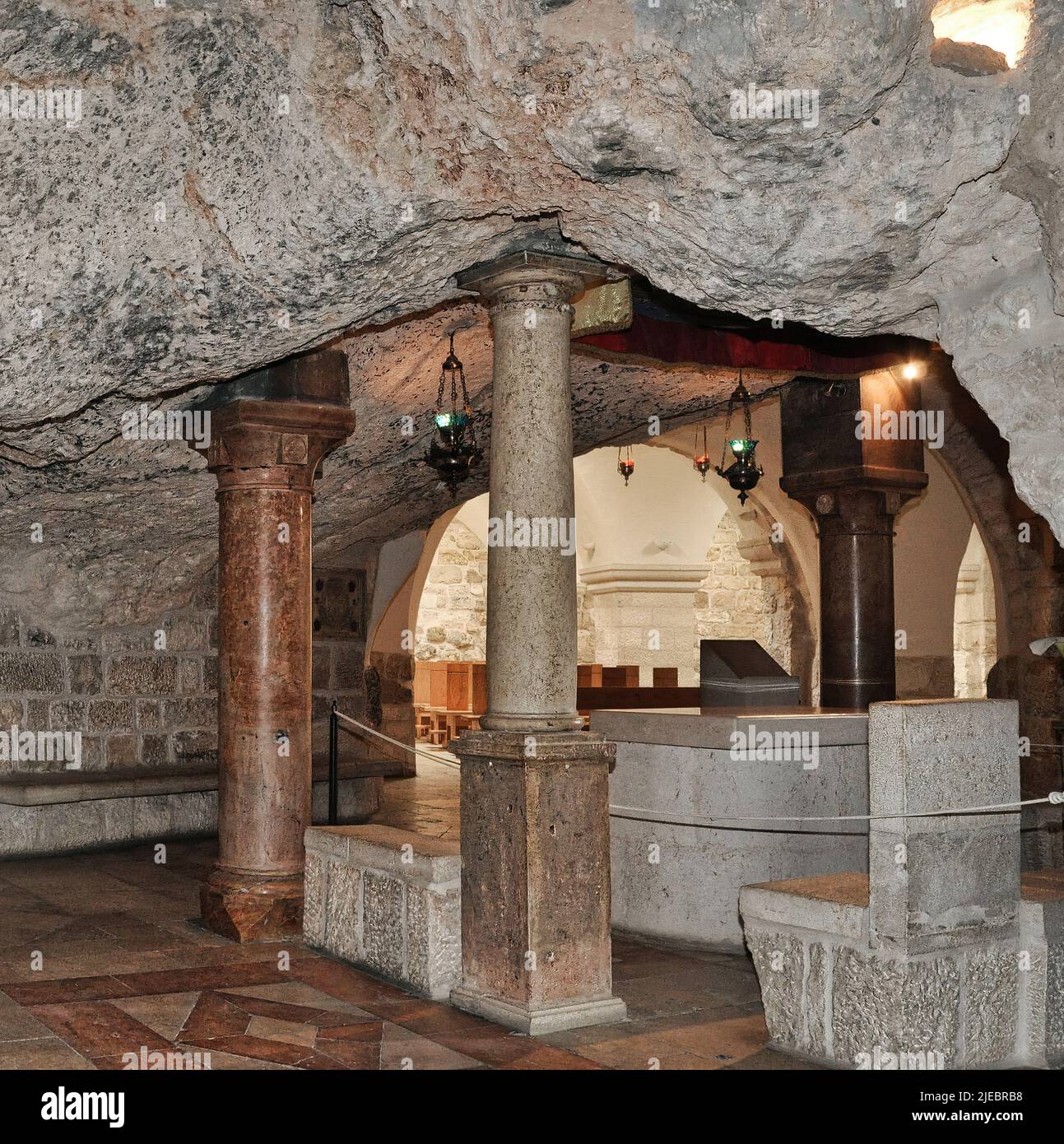 Chapel of the Milk Grotto in Bethlehem where many women have been going ...