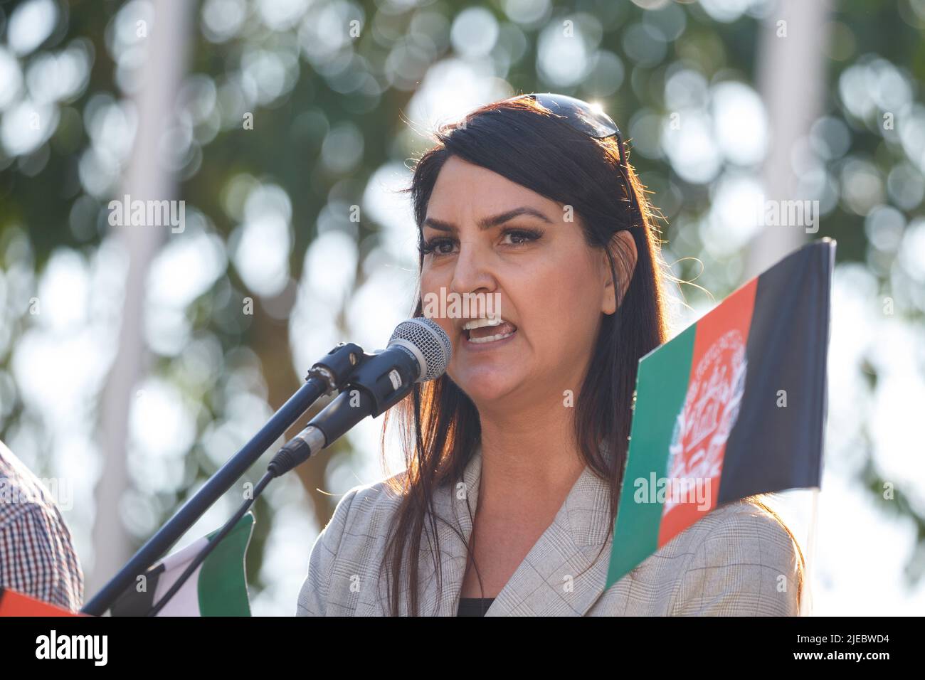 Director of Women Empowerment & Leadership Australia Rita Anwari speaks ...