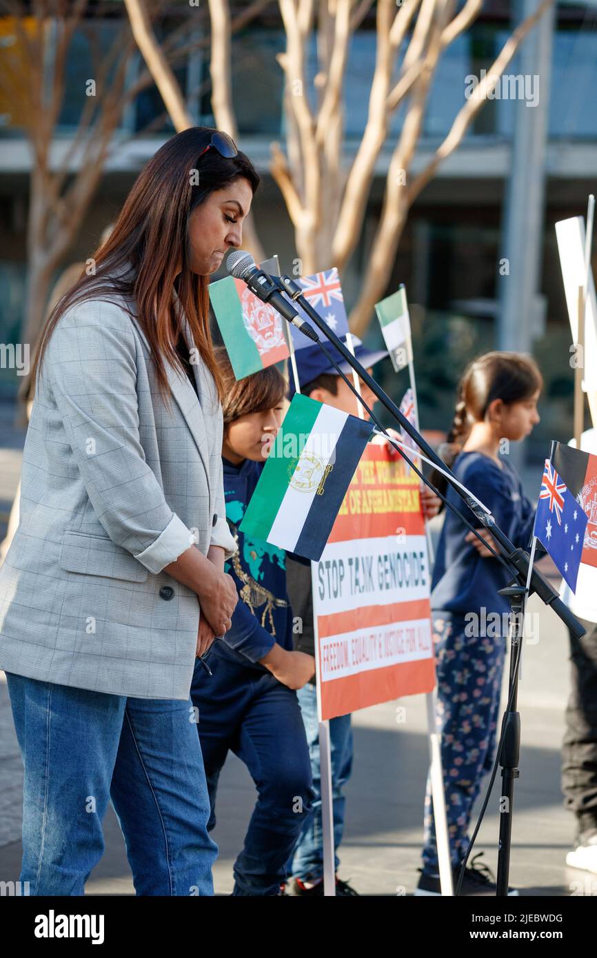 Director of Women Empowerment & Leadership Australia Rita Anwari speaks ...
