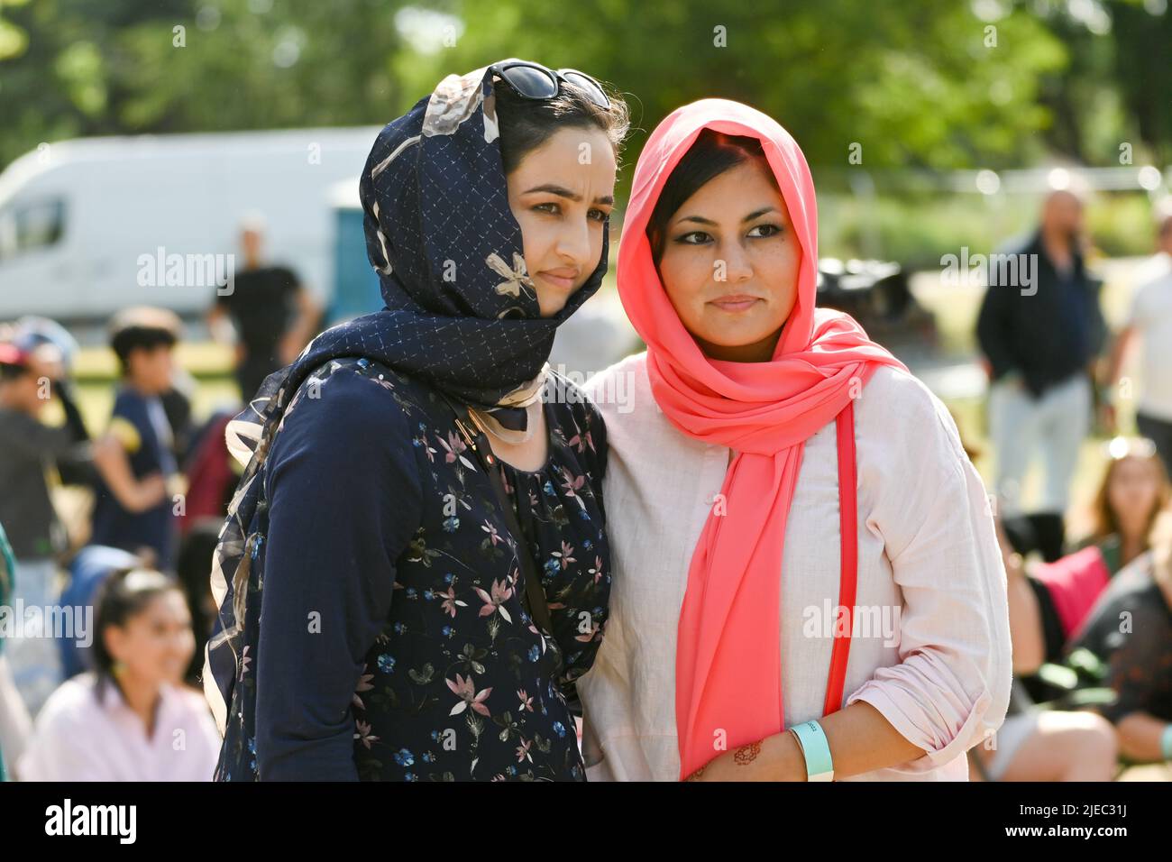 London, UK. . 26th June, 2022. Afghan refugees are building a new life ...