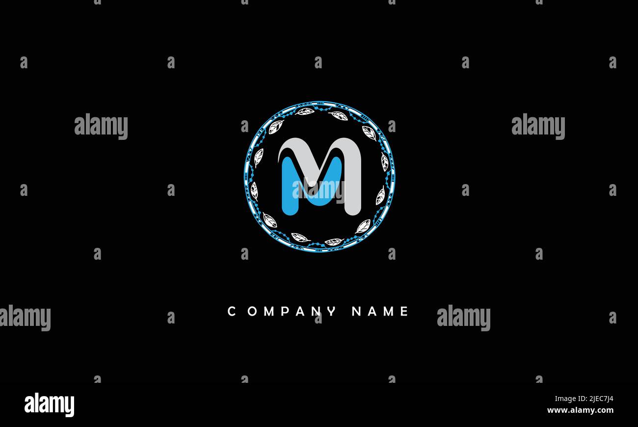 Abstract m business logo hi-res stock photography and images - Alamy