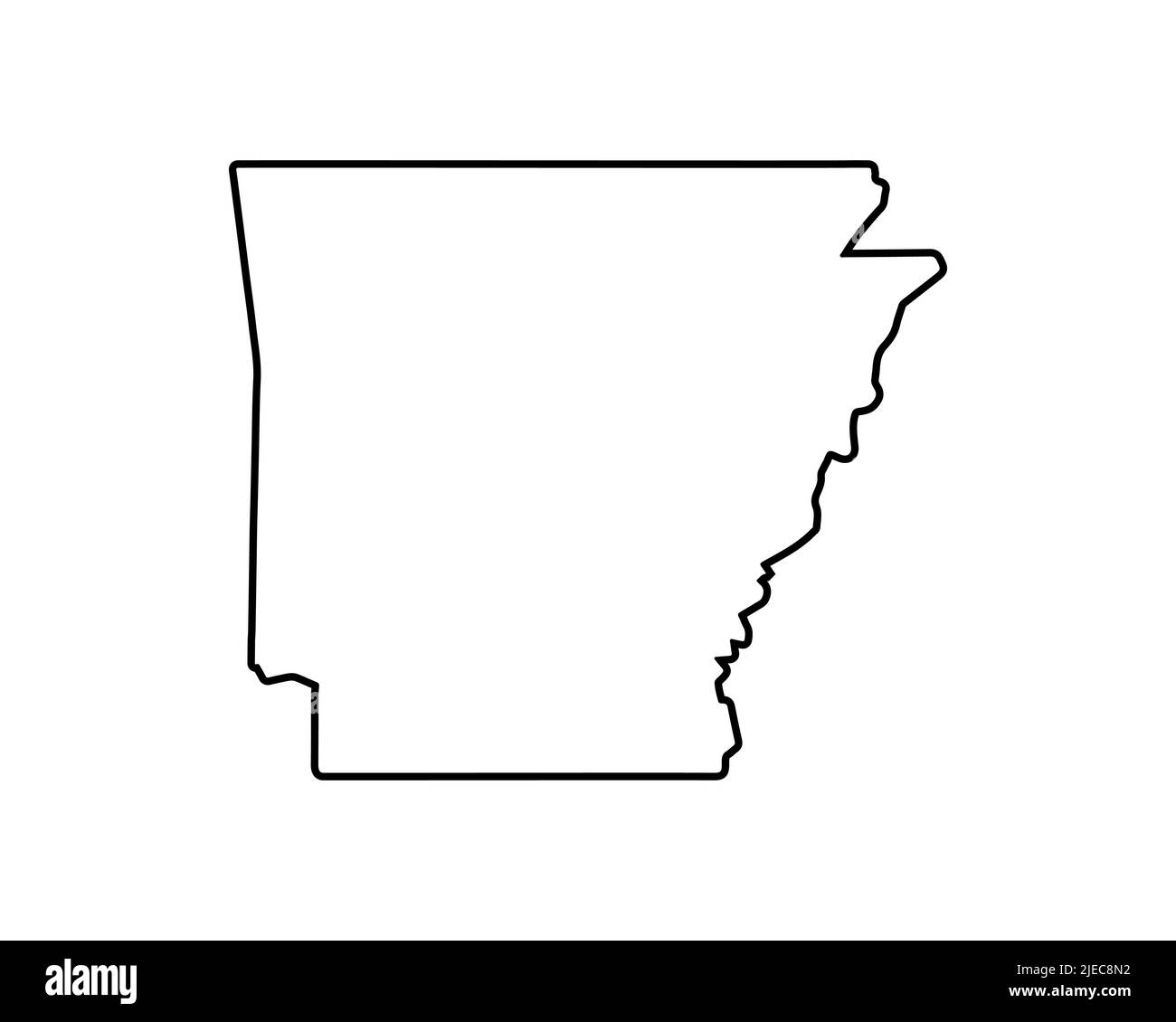 Arkansas county map hi-res stock photography and images - Alamy